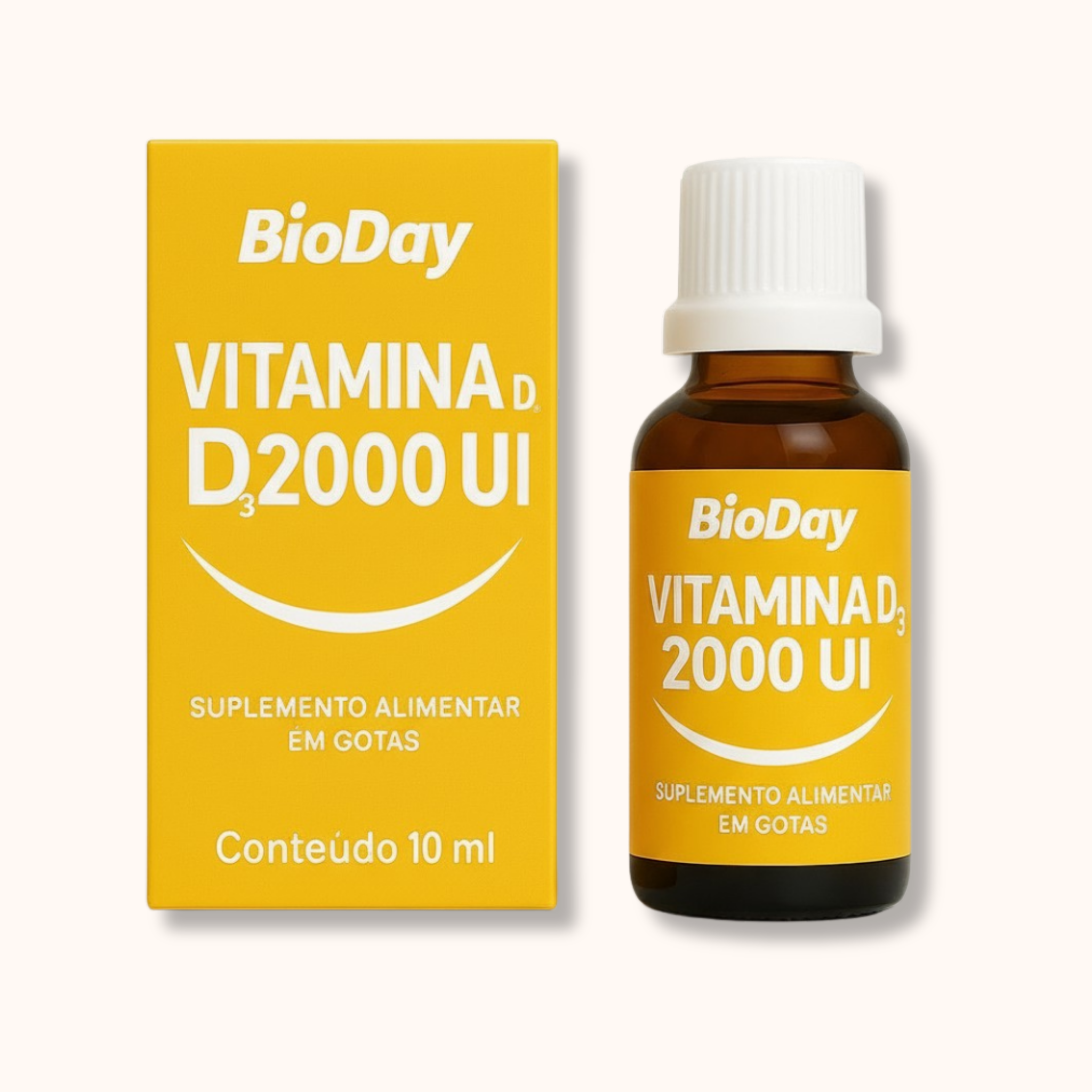 Vitamina D3 2000 Ui - Gotas 10ml – Bioday